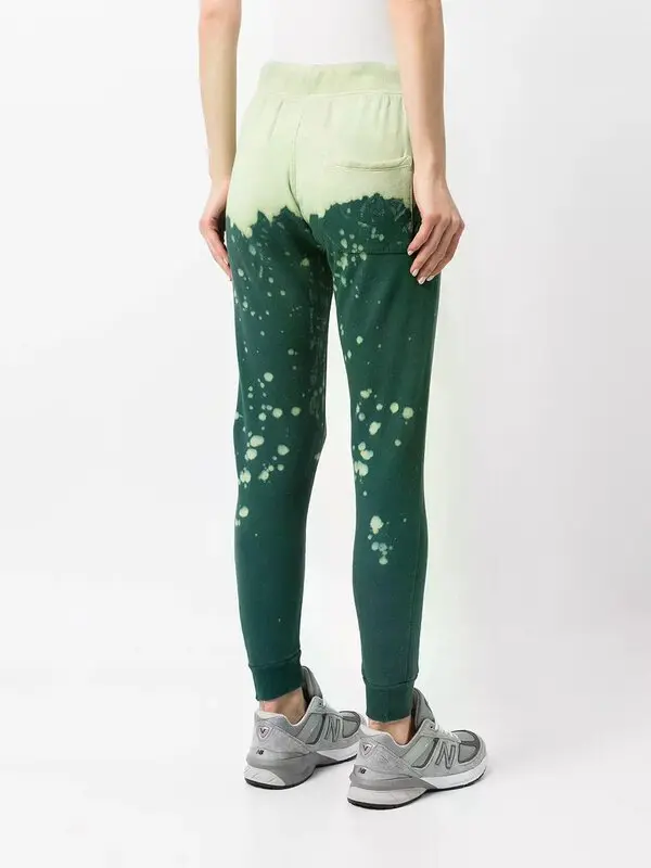 LA DETRESSE Abstract Print Track Trousers