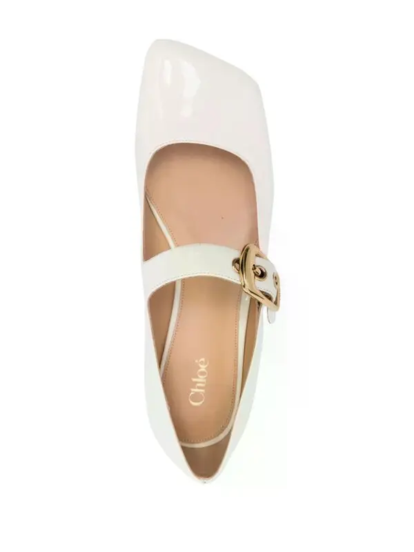 Chloé Polly Ballet Flats With Buckle Detail