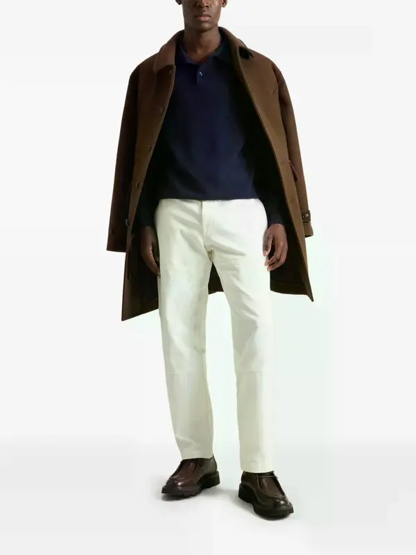 Woolrich Polo Collar Cashmere Sweater - Blue