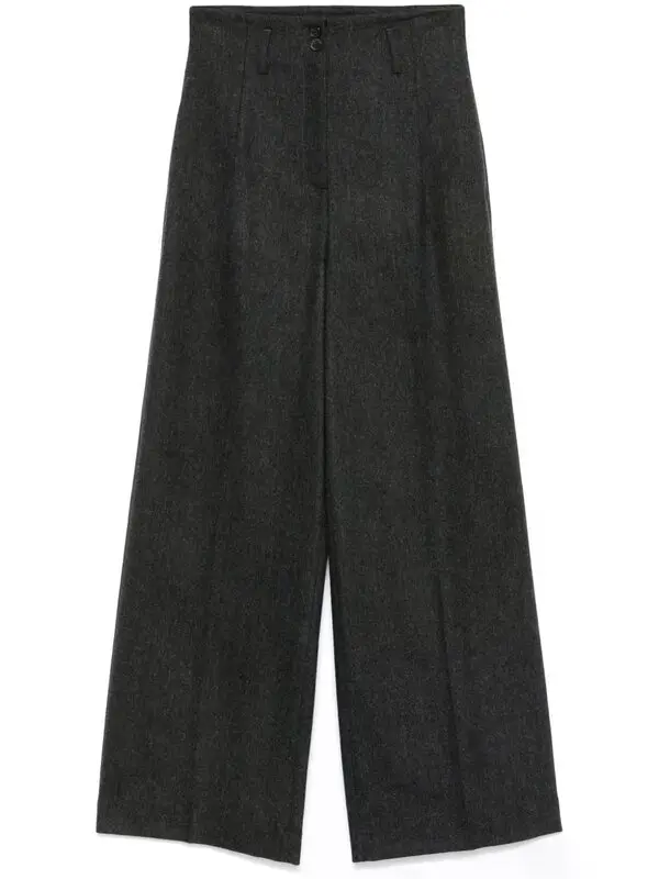 Lorena Antoniazzi Wide-leg Wool Blend Trousers