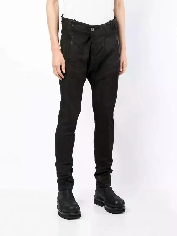 Boris Bidjan Saberi High-waisted Tapered Trousers
