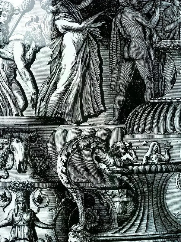 FORNASETTI Trompe L'oeil Vasi Antichi Umbrella Stand