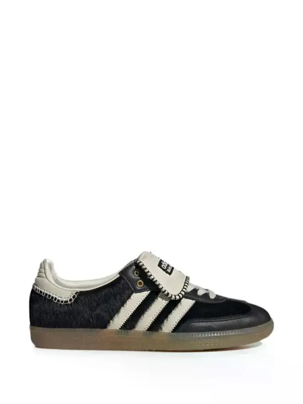 Adidas X Wales Bonner Leather Sneakers - Black