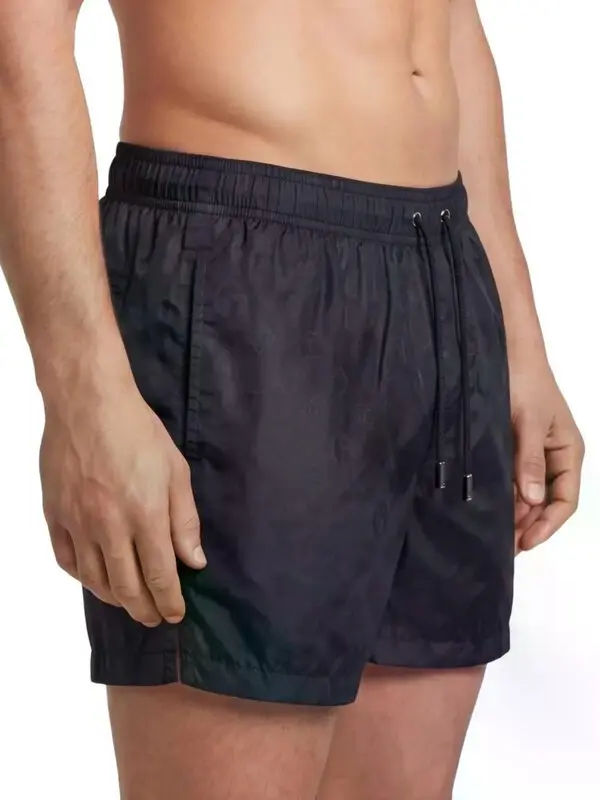 Giorgio Armani Tonal-logo Swim Shorts