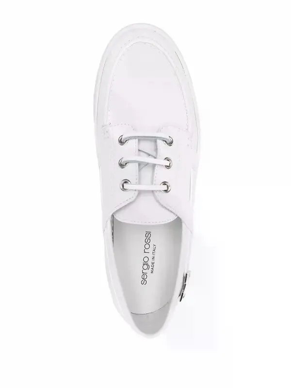 SERGIO ROSSI Platform Low-top Sneakers - White