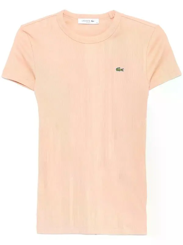 Lacoste Logo-patch T-shirt - Neutrals