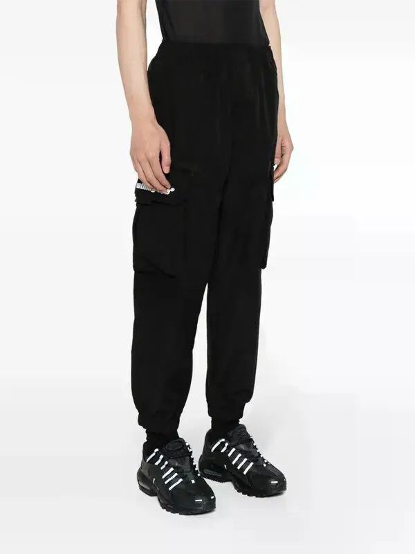 AAPE BY *A BATHING APE Logo Appliqué Tapered Cargo Trousers