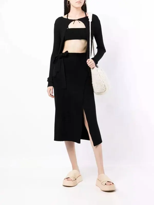 Cashmere In Love Babett Cashmere Bralette - Black