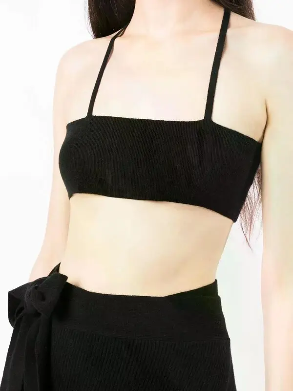 Cashmere In Love Babett Cashmere Bralette - Black