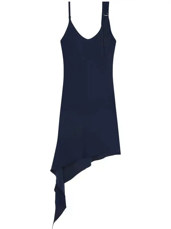 COURREGES Asymmetric Hem Slip Dress