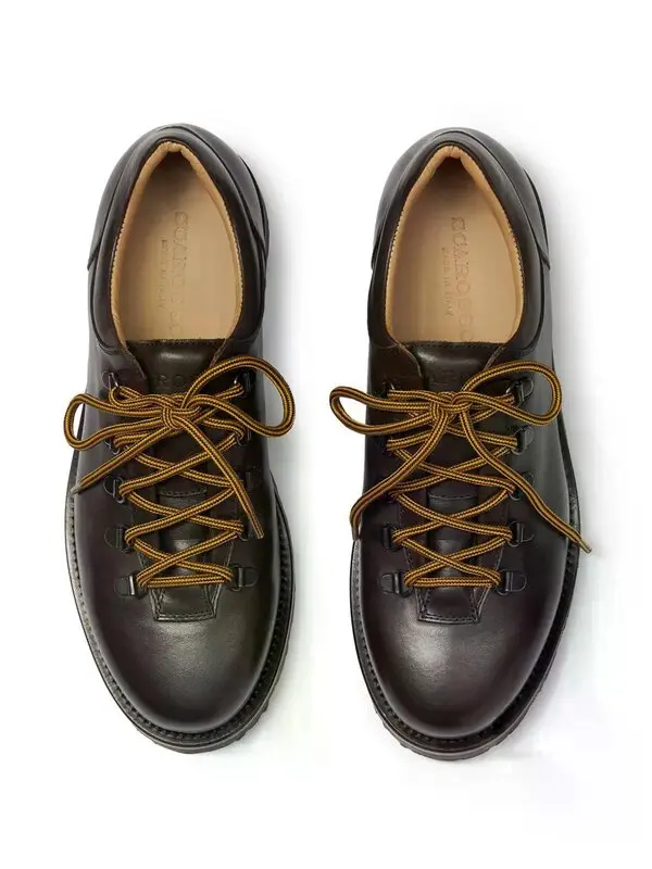 SCAROSSO Eddy Derby Shoes - Brown