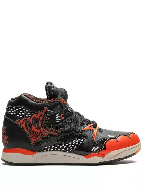 REEBOK X Keith Haring Aerobic Pump Lite Sneakers - Black