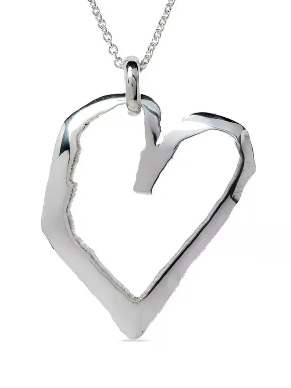 PARTS OF FOUR Heart Pendant Necklace - Silver