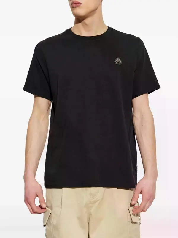 Moose Knuckles Cotton T-shirt - Black