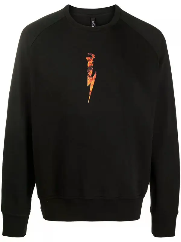 Neil Barrett Thunderbolt Print Sweatshirt