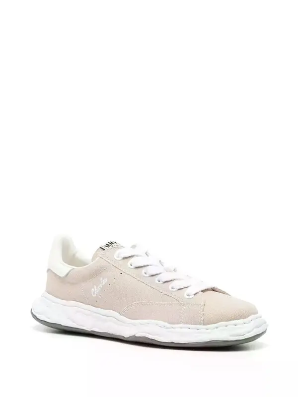 Mihara Yasuhiro Charles Touch-strap Sneakers - Neutrals