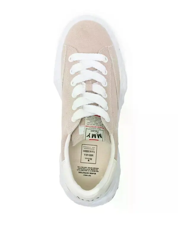Mihara Yasuhiro Charles Touch-strap Sneakers - Neutrals
