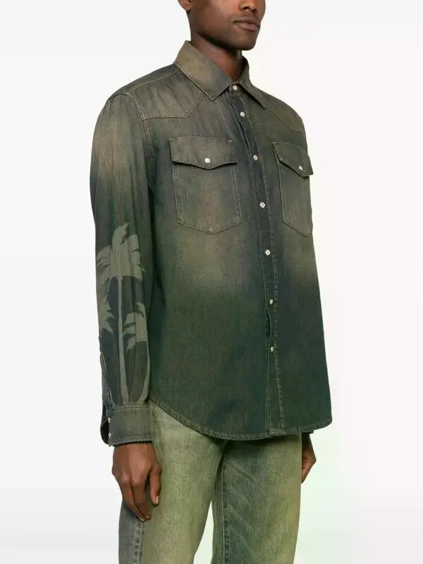 Palm Angels Palm-print Shirt