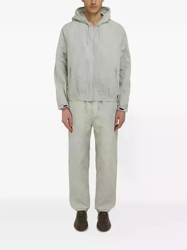 FERRAGAMO Crinkled Track Pants - Grey