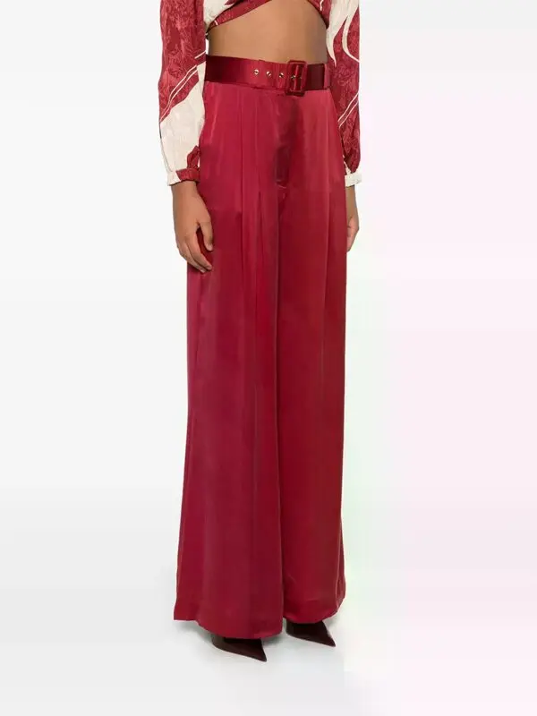 Zimmermann Tuck Trousers Ruby