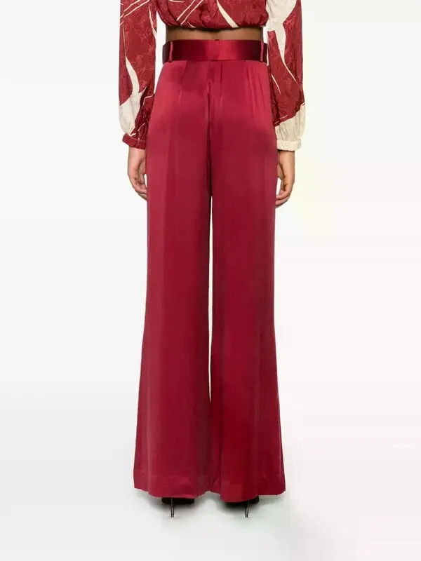 Zimmermann Tuck Trousers Ruby