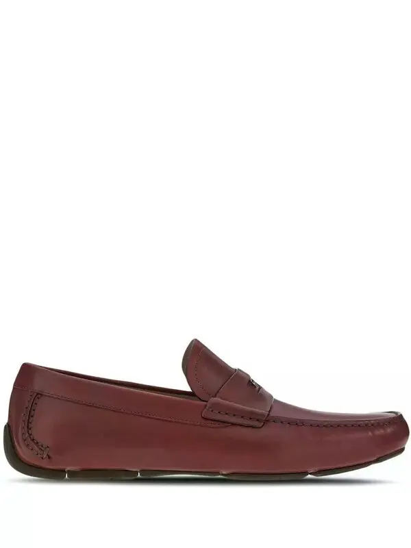 FERRAGAMO Signature Ornament Driver Loafers