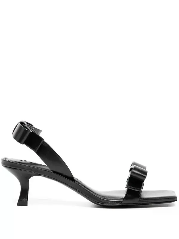 Cult Gaia Tyla 50mm Sandals - Black