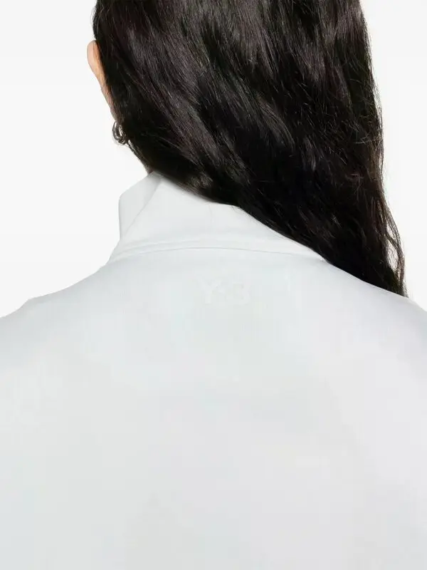 Y3 Zip-up Track Jacket With Ribbed Hem