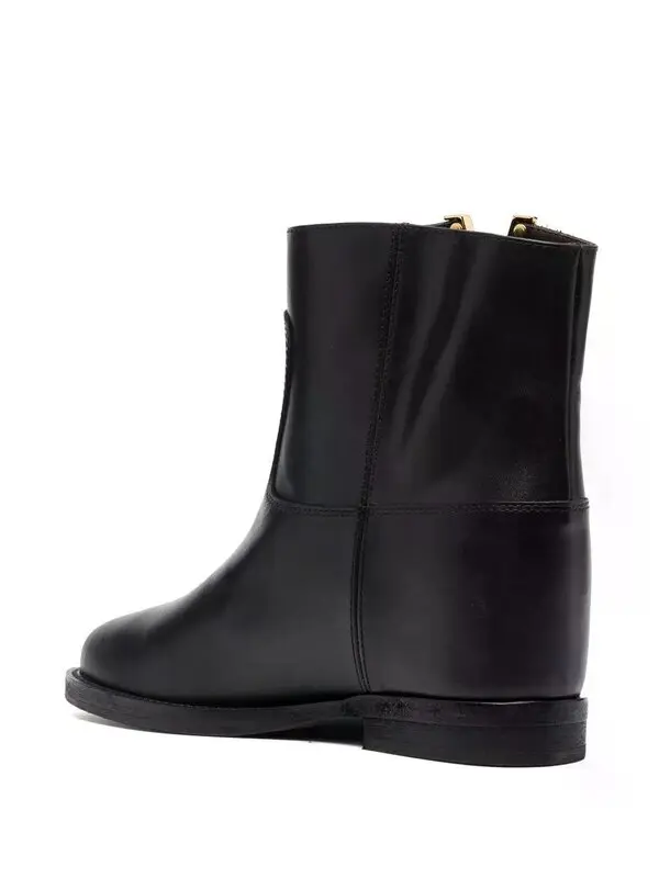 VIA ROMA 15 Calf Leather Ankle Boots