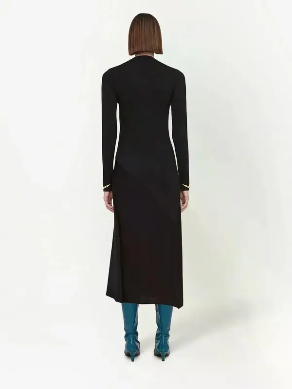 JIL SANDER Long-sleeved Midi Dress