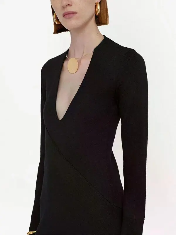 JIL SANDER Long-sleeved Midi Dress
