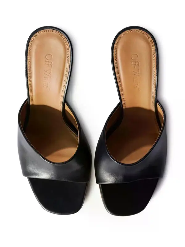 Off-White Sculptural Wedge Sandals