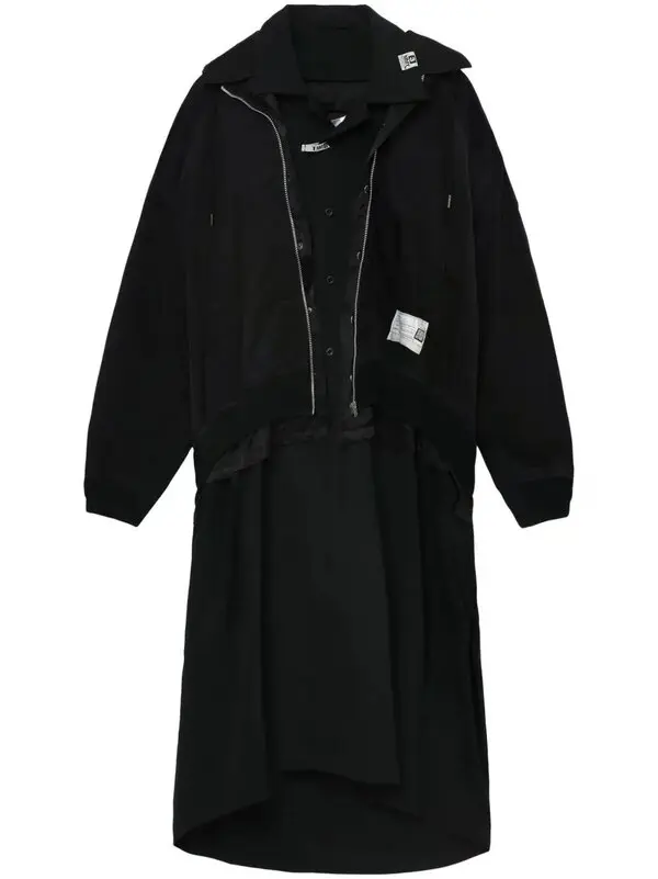 Mihara Yasuhiro Triple-layered Dress - Black