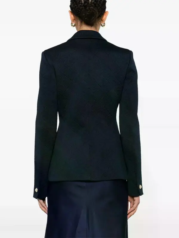 Casablanca Monogram-jacquard Single-breasted Jacket