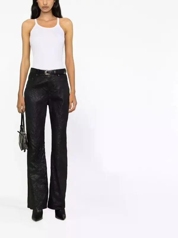Zadig&Voltaire Evy Crinkled Leather Trousers
