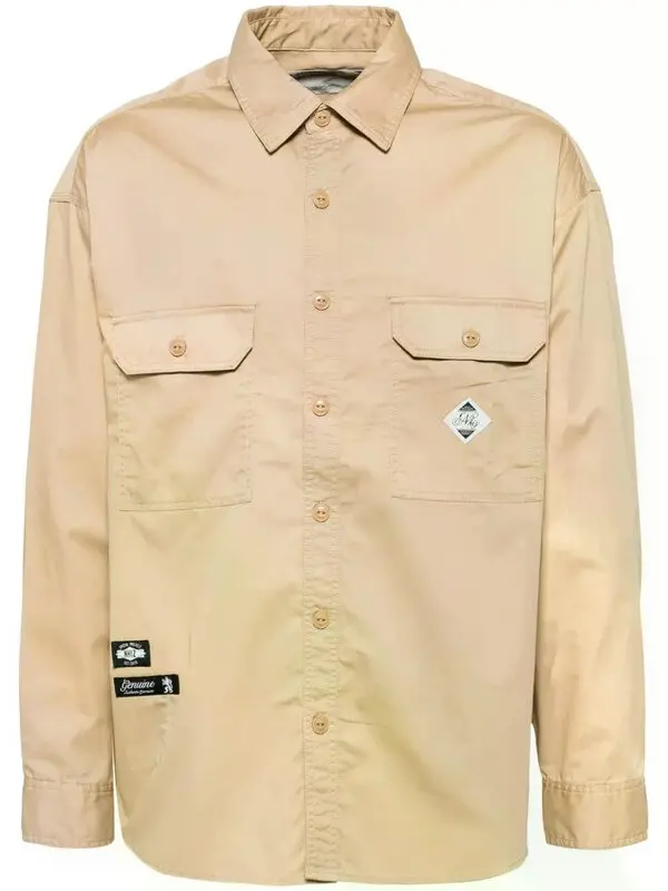 Izzue Logo Patched Shirt