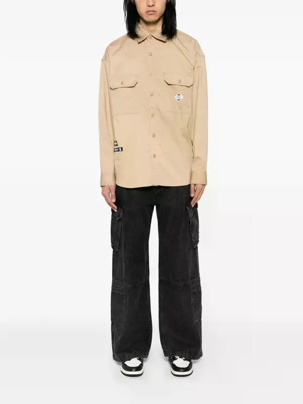 Izzue Logo Patched Shirt