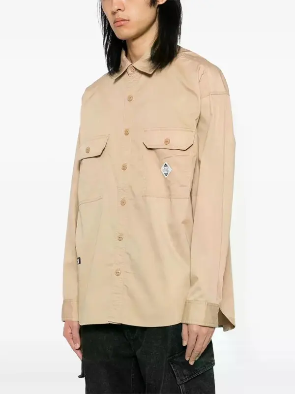 Izzue Logo Patched Shirt