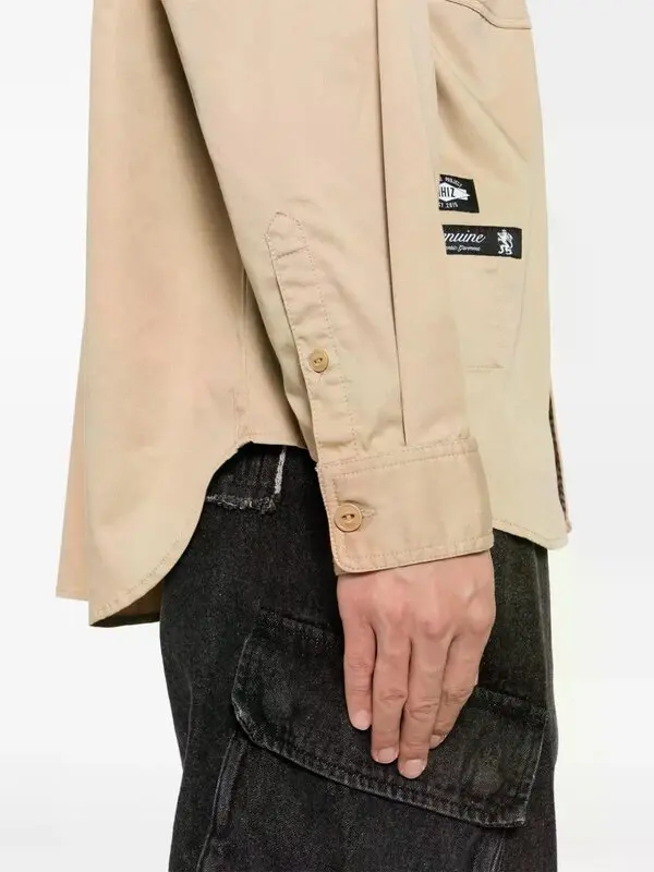 Izzue Logo Patched Shirt