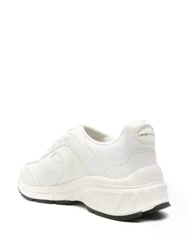 Emporio Armani Rubberised Logo Sneakers