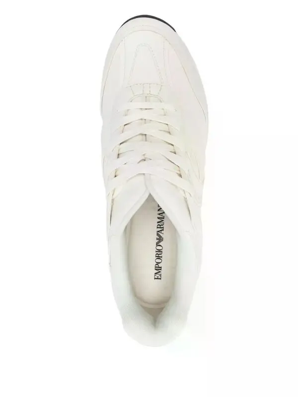 Emporio Armani Rubberised Logo Sneakers
