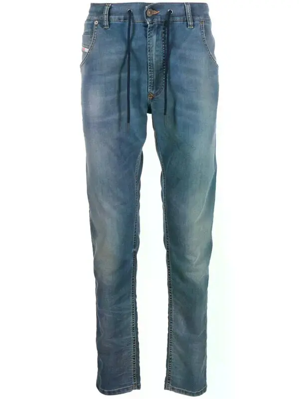 DIESEL® Krooley-e-ne Low-rise Tapered Jeans - Blue