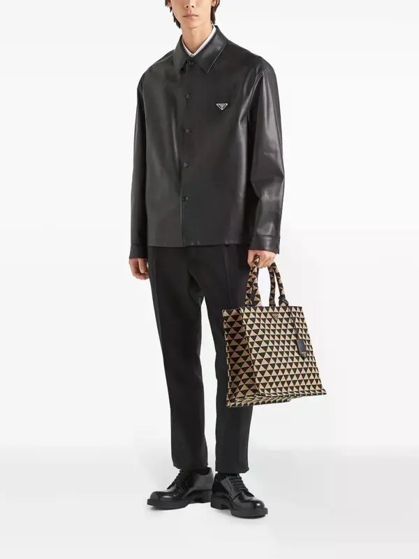 Prada Leather Shirt