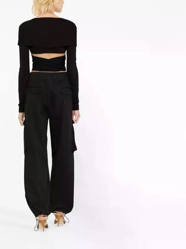 Dolce & Gabbana Cut-out Wrap Top