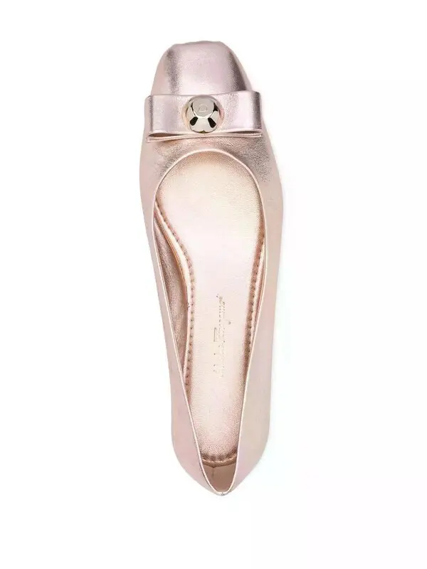 FERRAGAMO Bow Detail Ballerinas