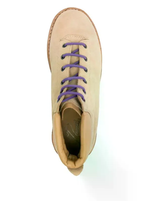 Needles Suede Lace-up Ankle Boots