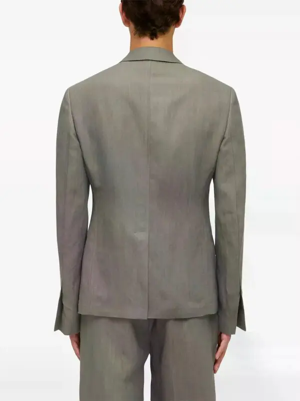 FERRAGAMO Tailored Linen-blend Blazer