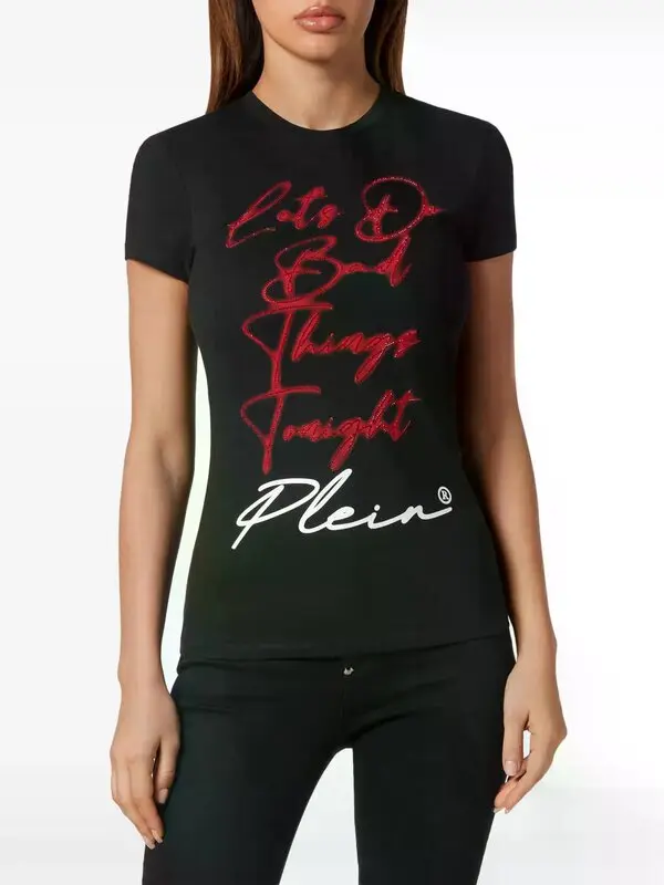 Philipp Plein Pure Cotton T-shirt - Black