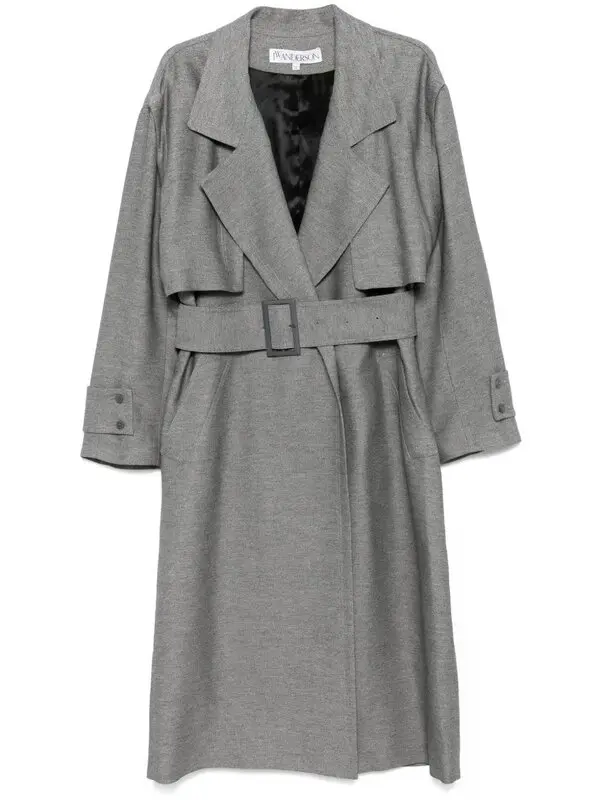 JW Anderson Longline Trench Coat - Grey