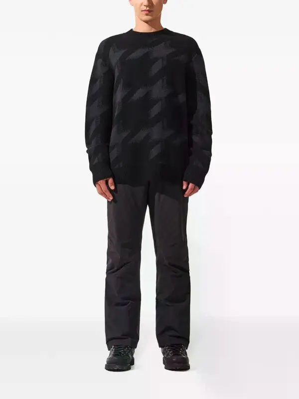 Perfect Moment Houndstooth Merino Wool Sweater